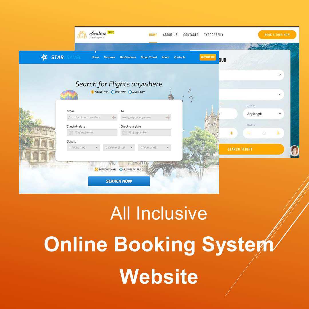 Online Booking System Website - JustSimple Hong Kong